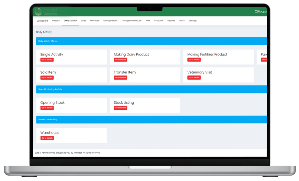 Farm Management ERP Case Study | Farm Management Software | Aimbeat